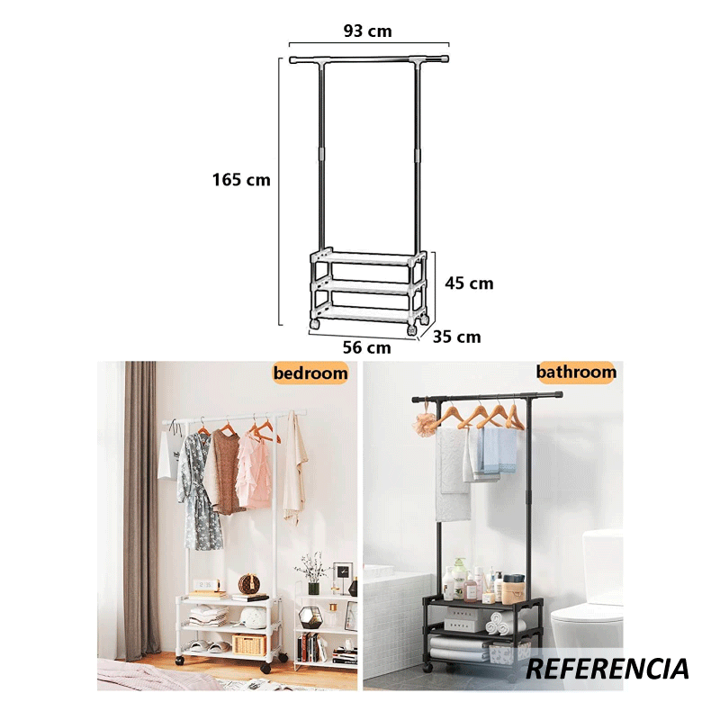Colgador de ropa 3 niveles - Todo Megacentro